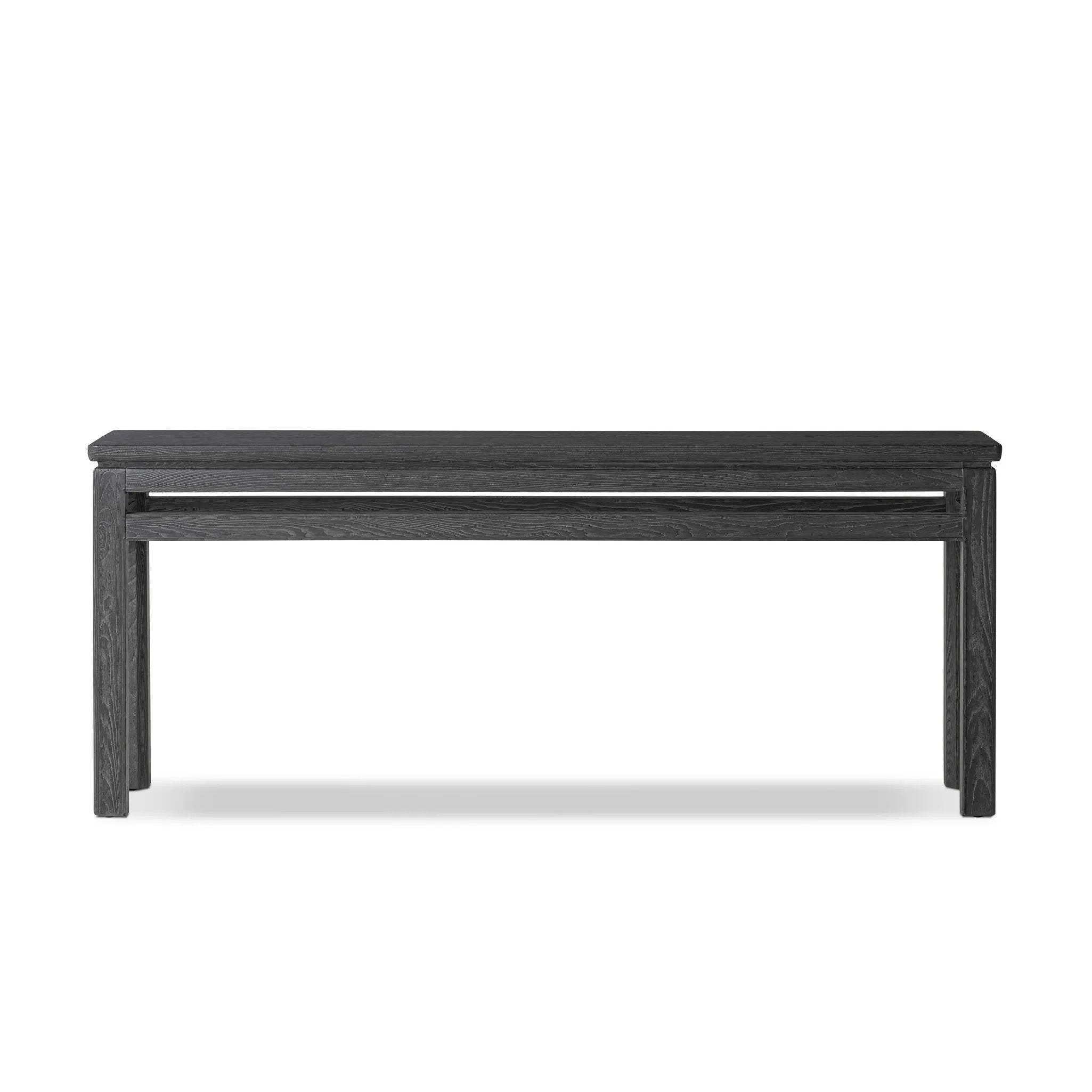 traditional console table black