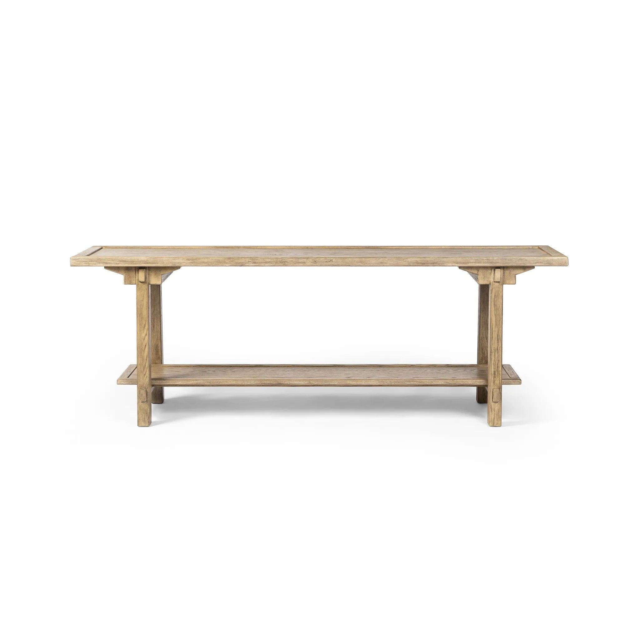 light oak sofa table